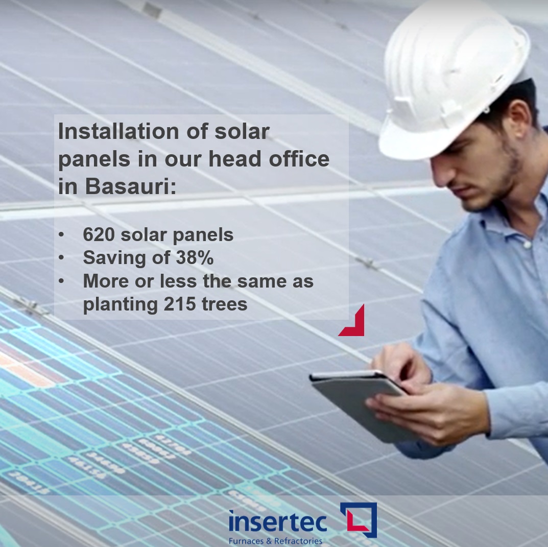 Insertec installs 620 solar panels at its headquarters in Basauri ...